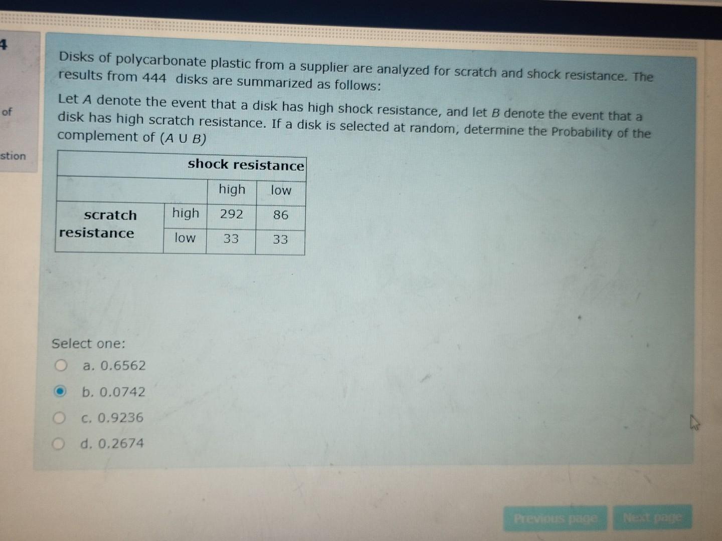 Solved Disks of polycarbonate plastic from a supplier are | Chegg.com