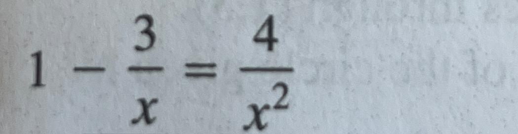 Solved 1-3x=4x2 | Chegg.com