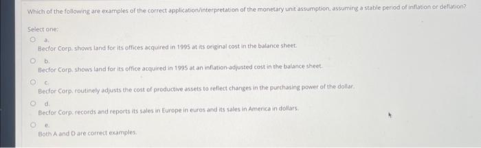 Solved Which of the following are examples of the correct | Chegg.com
