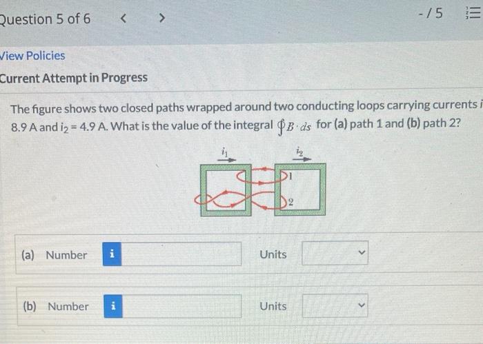 Solved The figure shows two closed paths wrapped around two | Chegg.com
