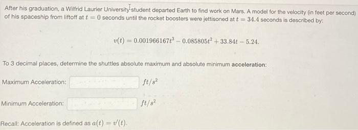 Solved After his graduation, a Wilfrid Laurier | Chegg.com