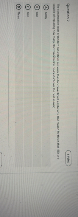 Solved Question 71 ﻿PointThe construction costs of modern | Chegg.com