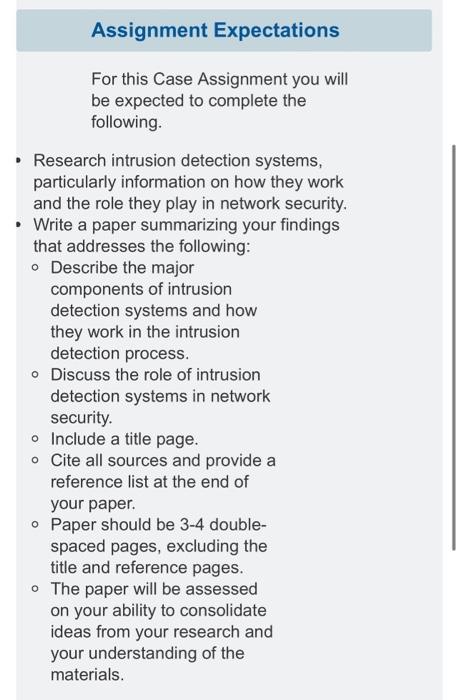 Solved CLIENT/SERVER SECURITY AND INTRUSION DETECTION Case | Chegg.com