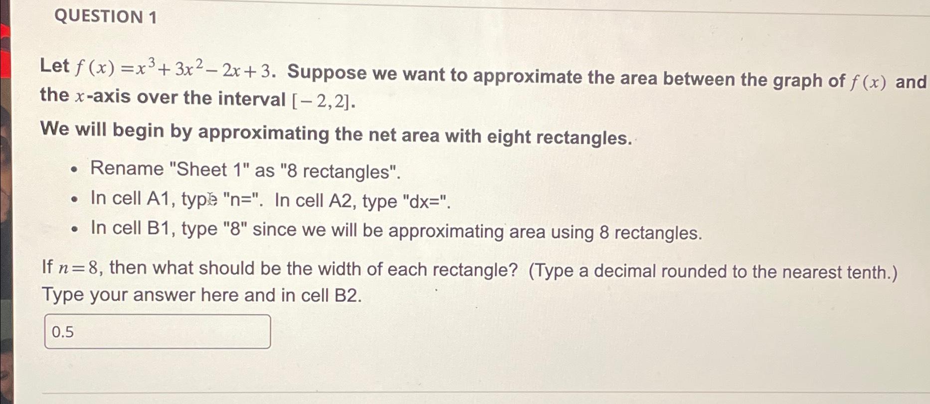 Solved QUESTION 1\\nLet f(x)=x^(3)+3x^(2)-2x+3. Suppose we | Chegg.com