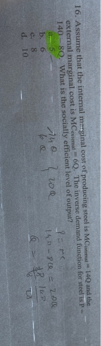 Solved 5. Assume the inverse demand function for a Bertrand | Chegg.com