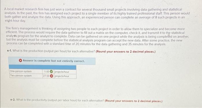 Solved A local market research firm has just won a contract | Chegg.com