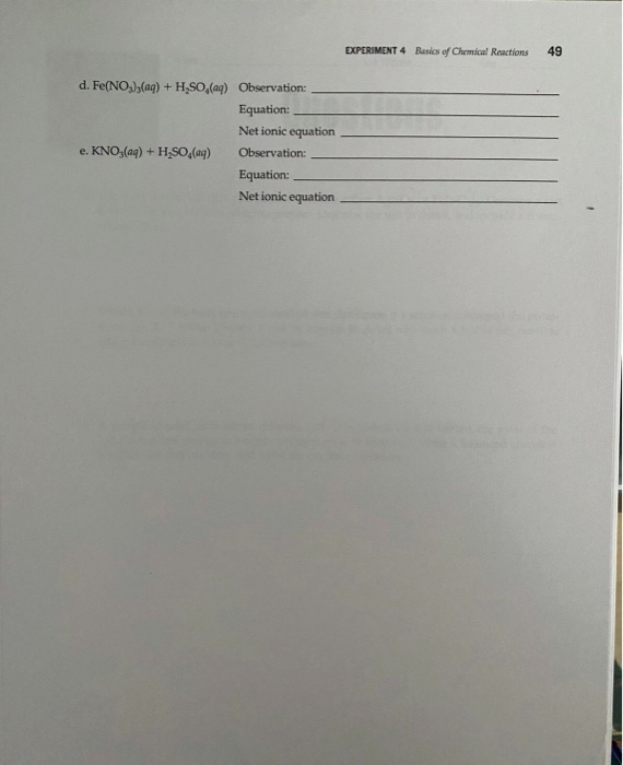 Solved EXERCISE 4 NAME LAB SECTION DATE Report Data and | Chegg.com