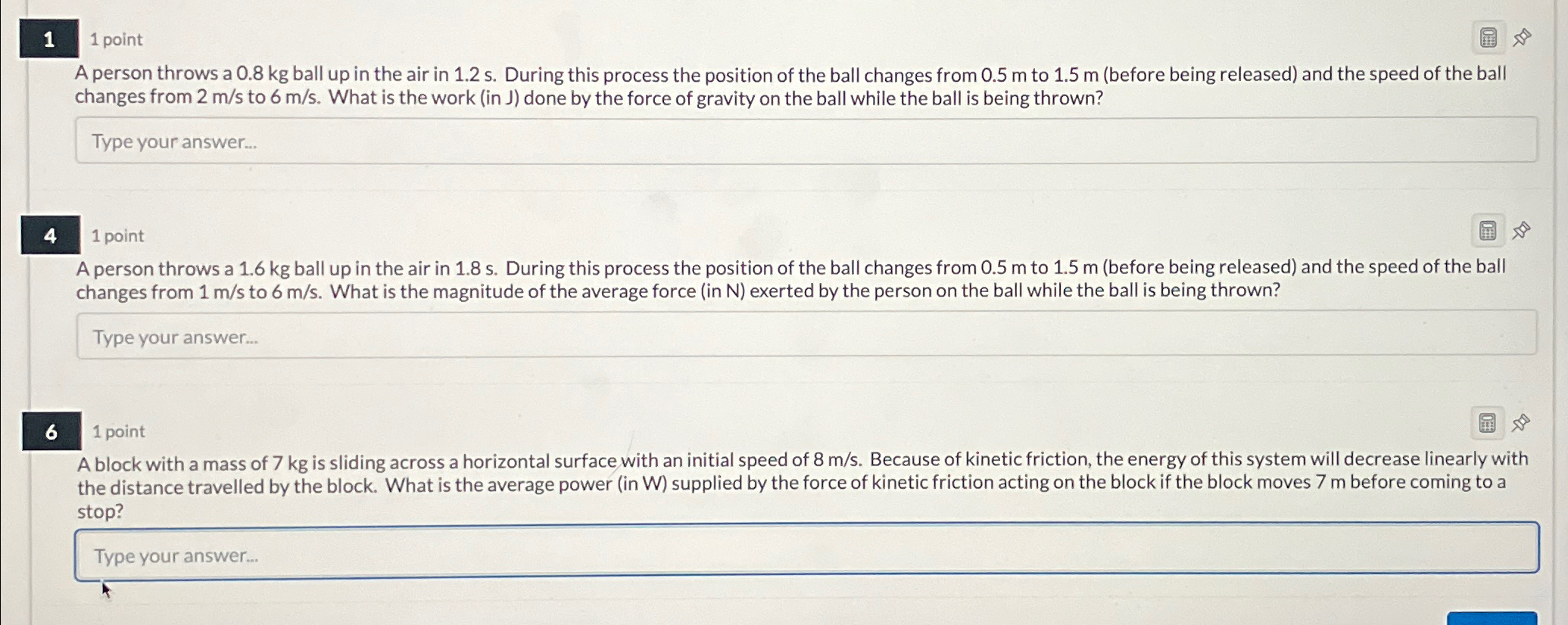 Solved Please Do 1 4 ﻿and 6a Person Throws A 0 8kg ﻿ball Up