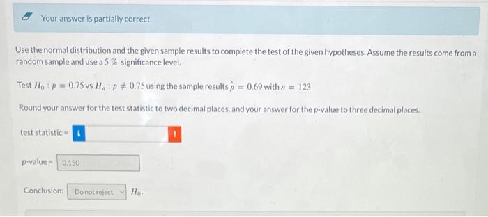 Solved Use the normal distribution and the given sample | Chegg.com