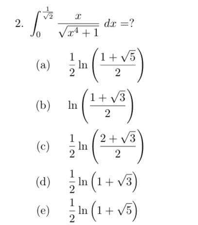 Solved \\[ \\int_{0}^{\\frac{1}{\\sqrt{2}}} | Chegg.com