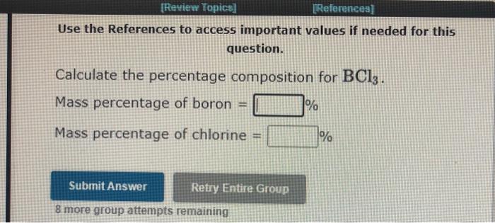 Solved Use the References to access important values if | Chegg.com