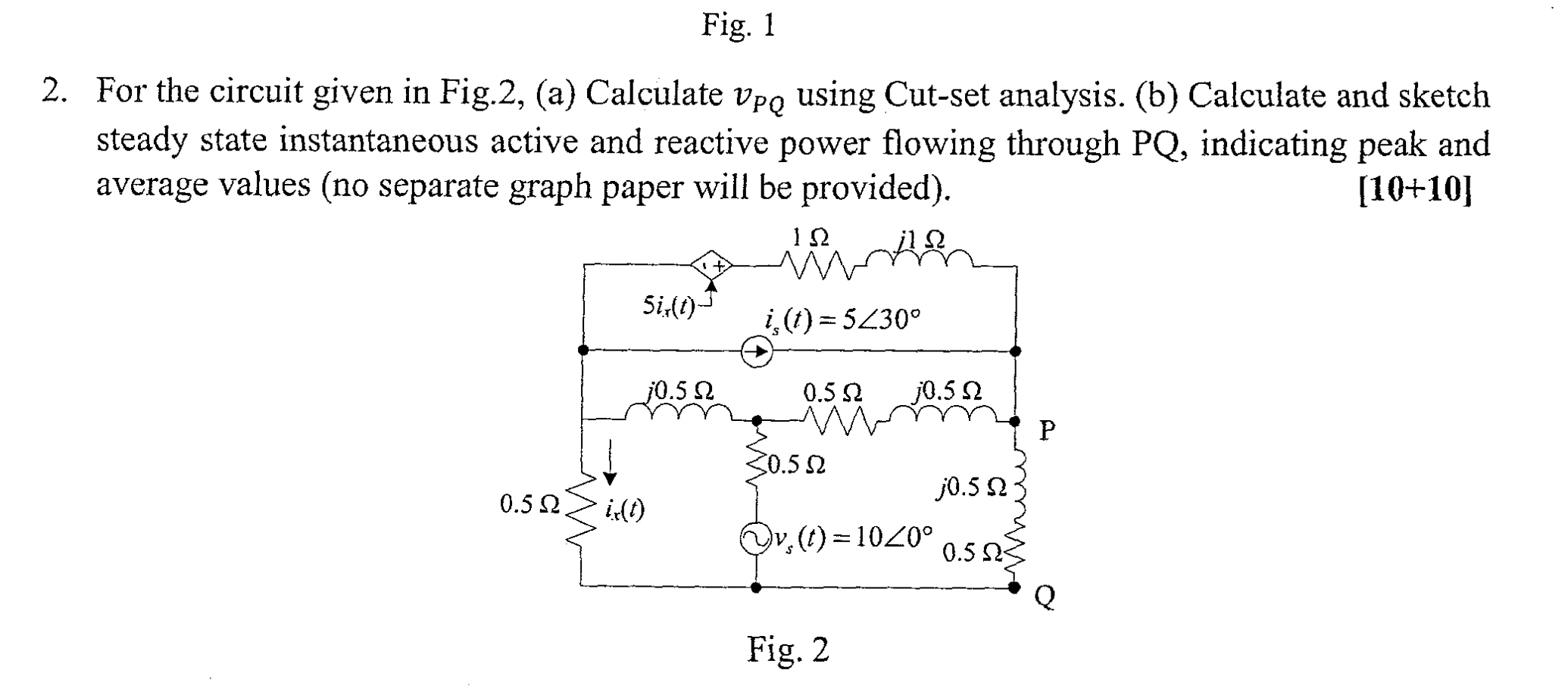 Solved by an EXPERT Fig. 12. ﻿For the circuit given in Fig.2, (a) | Chegg.com