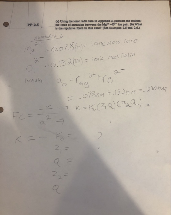 Solved PP 2.5 (A) Using the one radil data in Appendix 2. | Chegg.com
