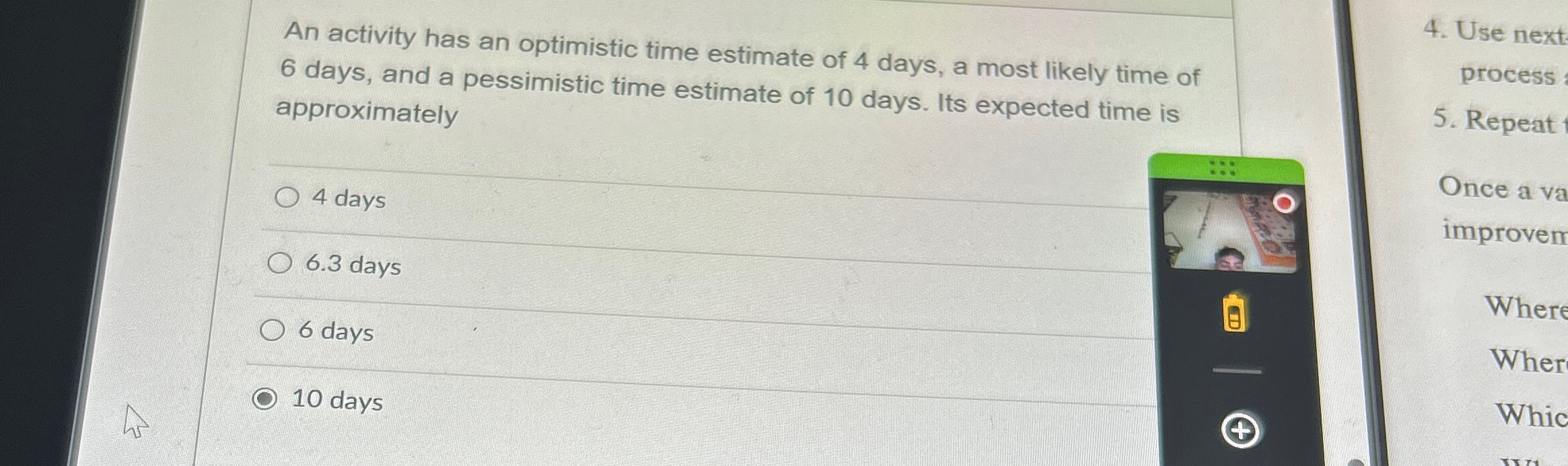 Solved An activity has an optimistic time estimate of 4 | Chegg.com