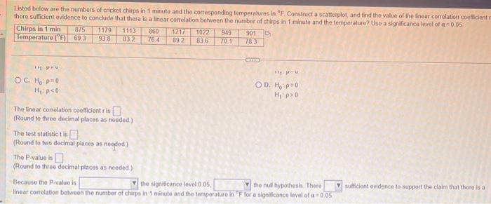 Solved Construct a scatterplot. Choose the correct graph | Chegg.com