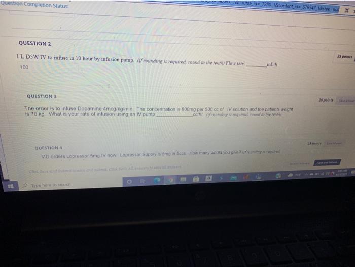 Solved Question Completion Status: 18 course id=7250 | Chegg.com