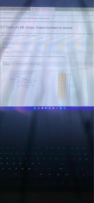 i have the code its just saying i have a whitespace | Chegg.com