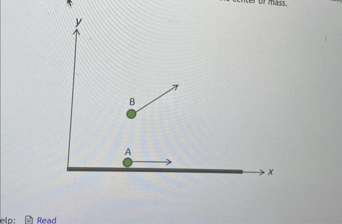 Solved I Wo pellets are launched from the origin of the | Chegg.com