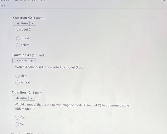 Solved Instructions: Construct model A, B, C and D below by | Chegg.com