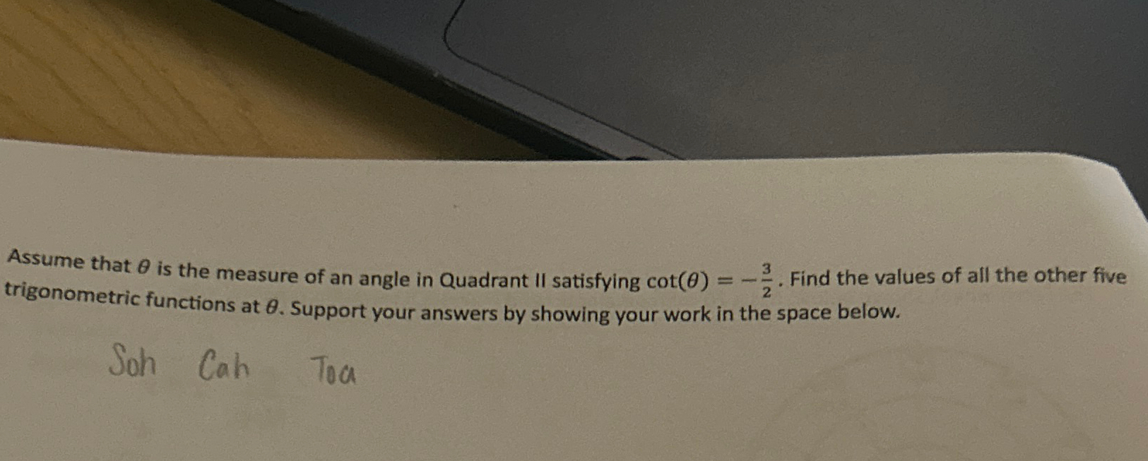 Solved Assume that θ ﻿is the measure of an angle in Quadrant | Chegg.com