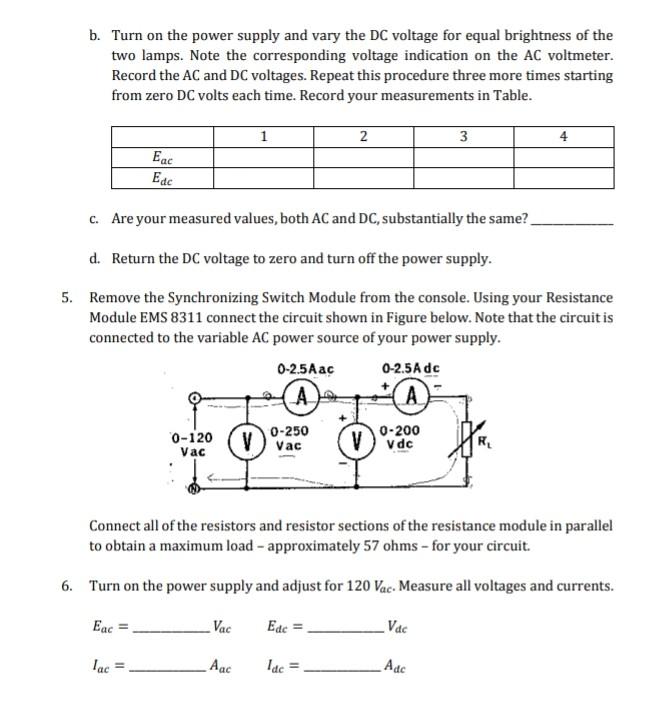 Solved Laboratory Manual - AC Circuits (EE 321B) Engr. Cris | Chegg.com