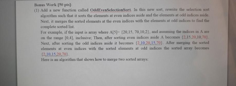 Solved Sorting and Asymptotic Complexity (Big-O) In this | Chegg.com