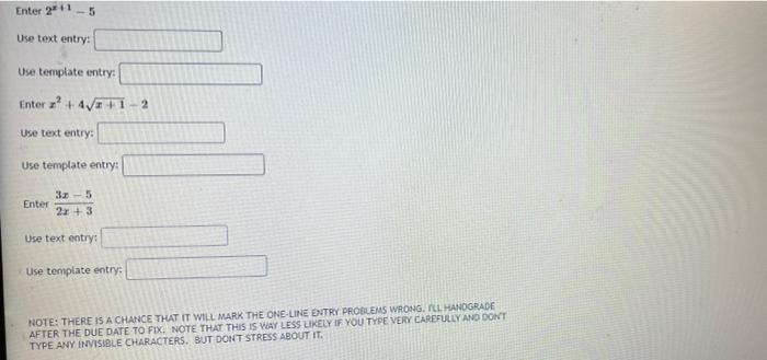 Solved Practice one-tine entry and template (fill in the | Chegg.com