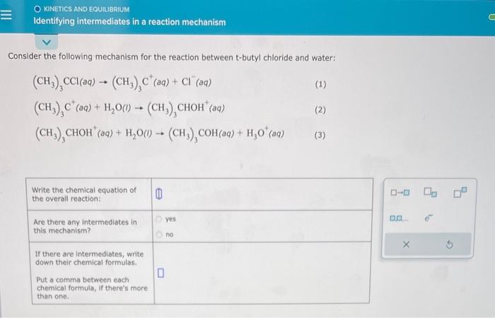 Solved Consider the following mechanism for the reaction | Chegg.com