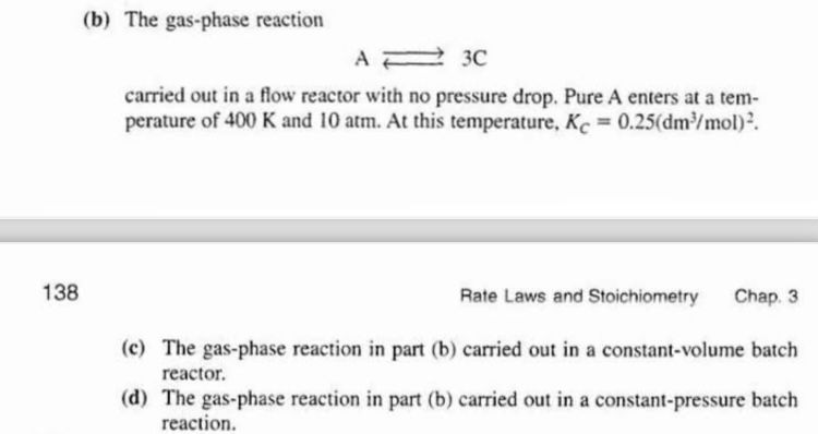 Solved Calculate the equilibrium conversion and obtain the | Chegg.com