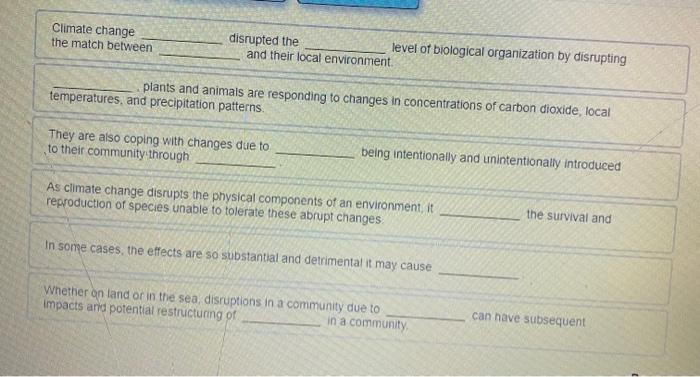 Solved 1 Fill In The Paragraph Using The Following Words In Chegg