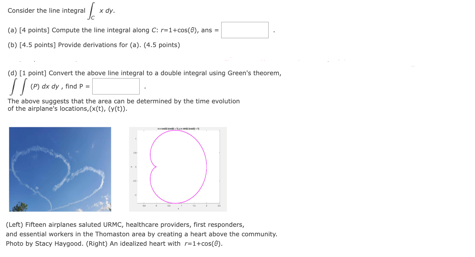 Solved Consider the line integral ∫C﻿xdy.(a) ﻿ points] | Chegg.com