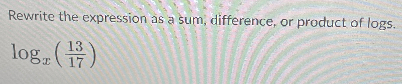 Solved Rewrite the expression as a sum, difference, or | Chegg.com