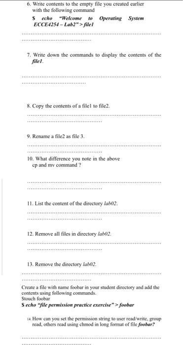 Solved Lab 2: Navigating the Linux File System Objective: In | Chegg.com