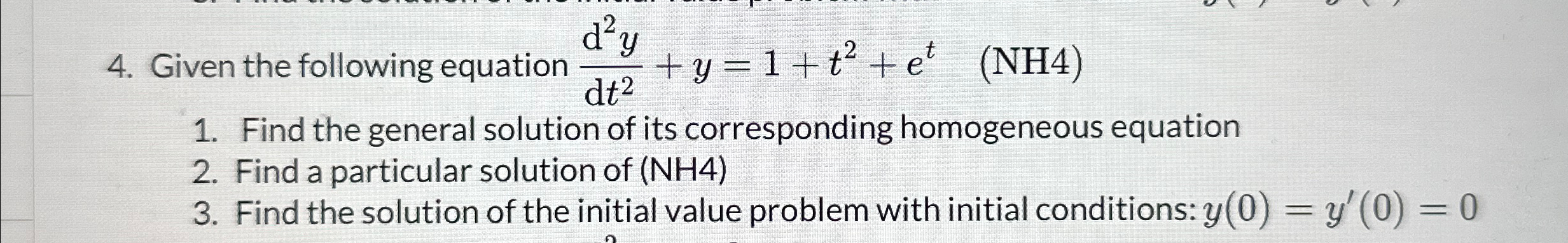 Solved Given the following equation | Chegg.com