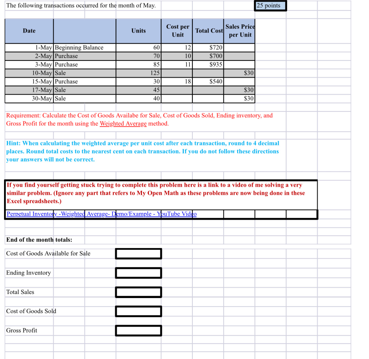 Solved Calculate the cost of goods available for sale, cost | Chegg.com