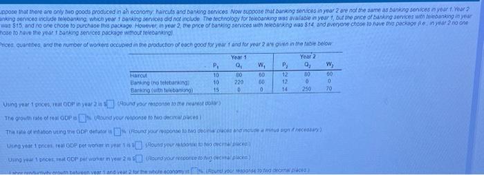 pose to have the year t banking senices pachage | Chegg.com