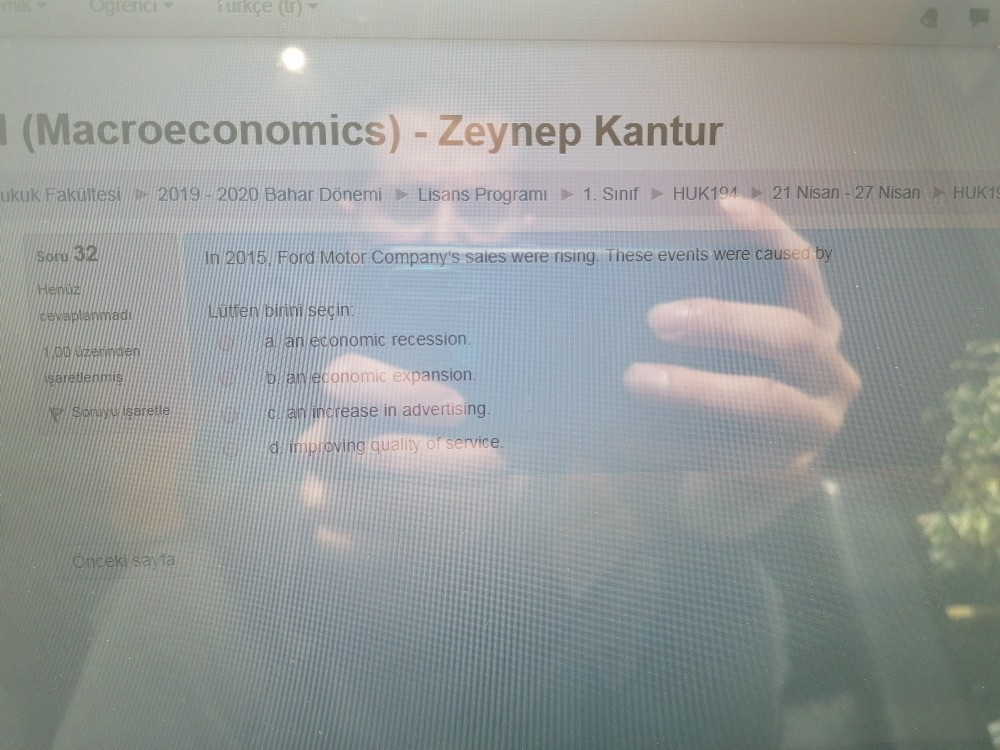 Solved I (Macroeconomics) - Zeynep Kantur ukuk Fakültesi | Chegg.com