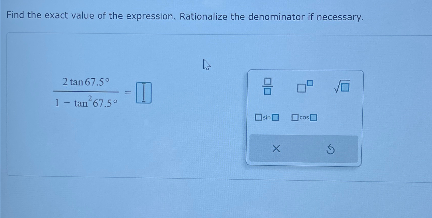 Solved Find the exact value of the expression. Rationalize | Chegg.com