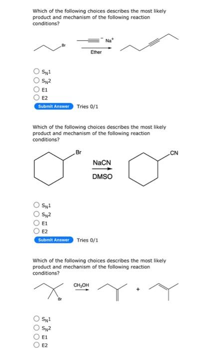 Which of the following is the best nucleophile in | Chegg.com