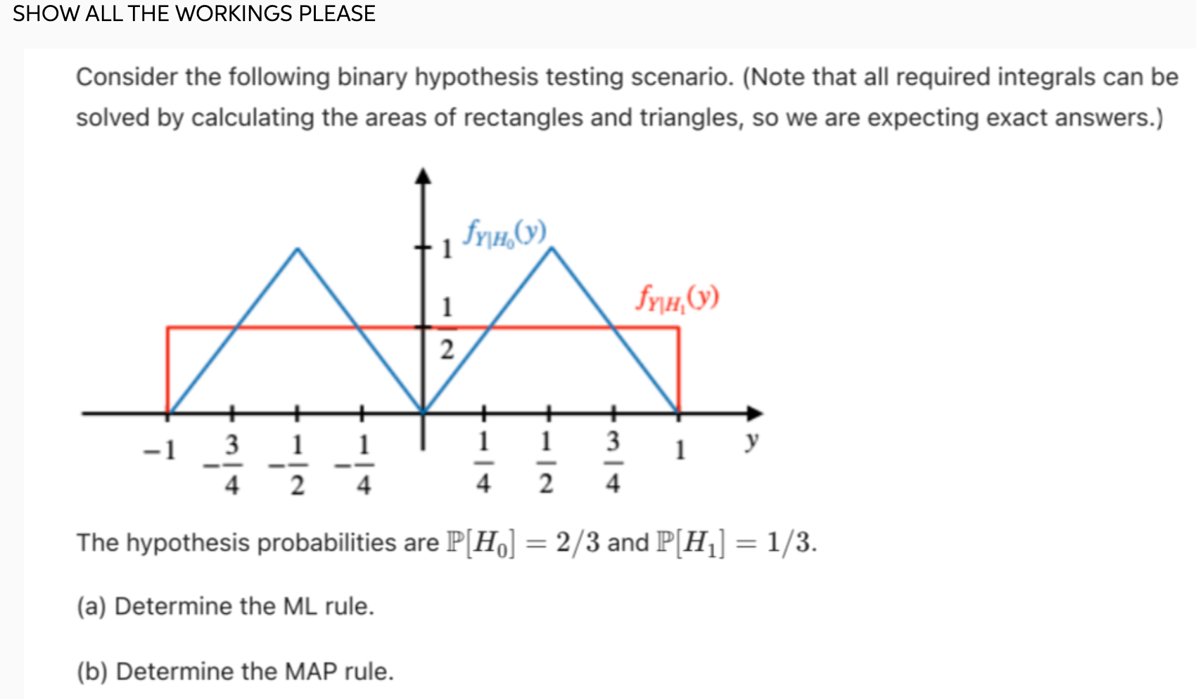Solved SHOW ALL THE WORKINGS PLEASEConsider the following | Chegg.com