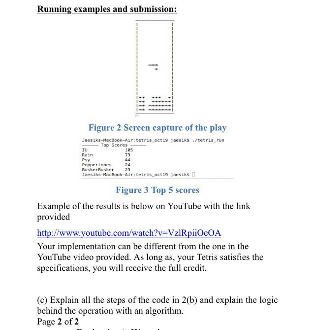 Solved Question Two A Write A Program In C Code To 9484