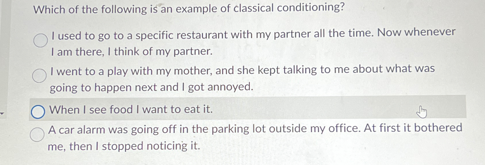 Solved Which of the following is an example of classical | Chegg.com