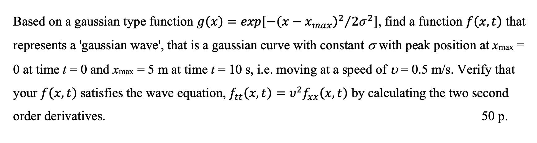 Solved Based on ﻿a gaussian type function | Chegg.com