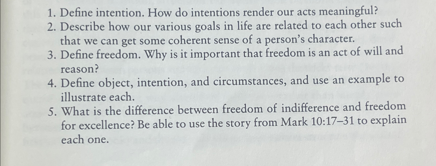 Solved Define intention. How do intentions render our acts | Chegg.com