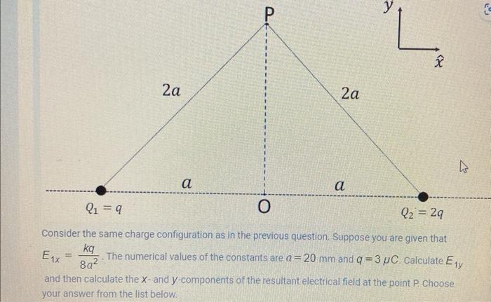 Solved Consider the same charge configuration as in the | Chegg.com