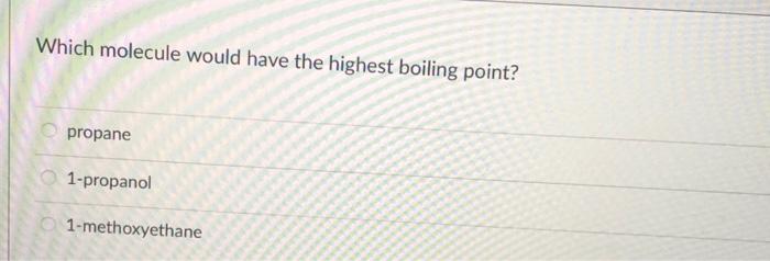 Solved Name the following molecule: 1-ethoxymethane | Chegg.com
