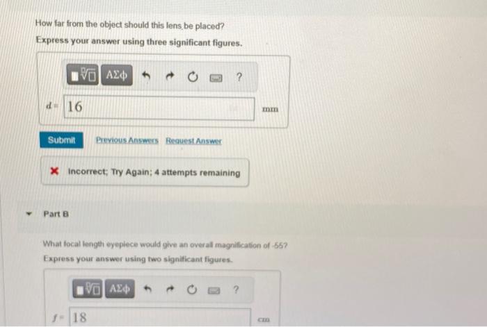 Solved The "tube length" of a microscope is defined to be | Chegg.com