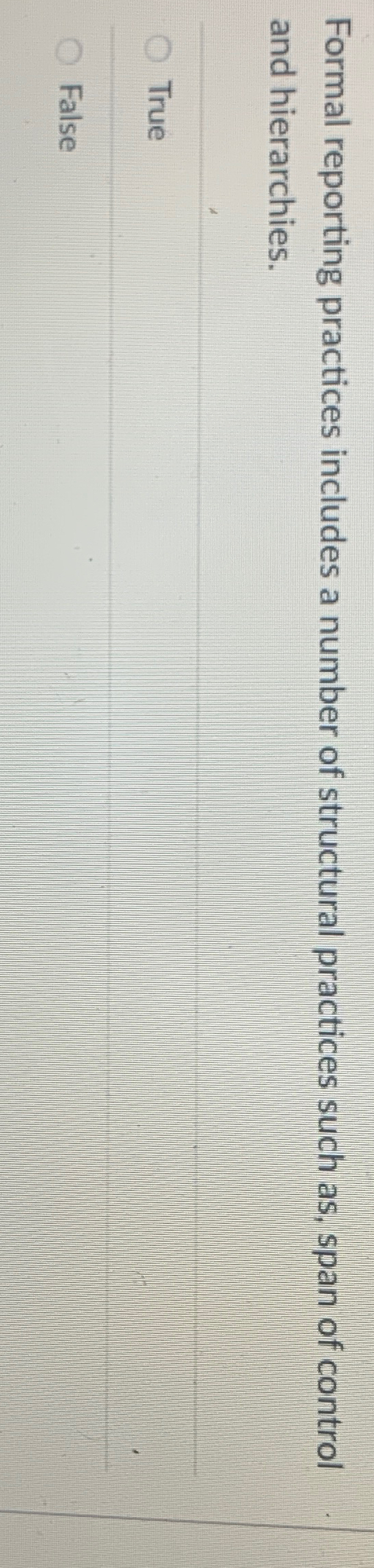 Solved Formal reporting practices includes a number of | Chegg.com