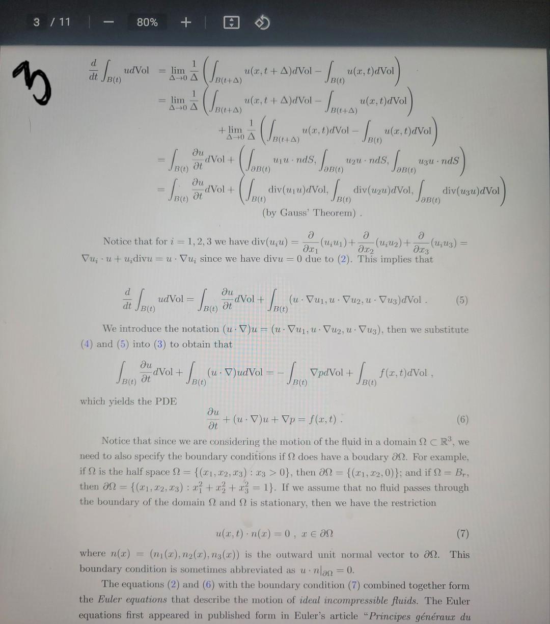 Solved Problem 3. We consider the Navier-Stokes equation in | Chegg.com