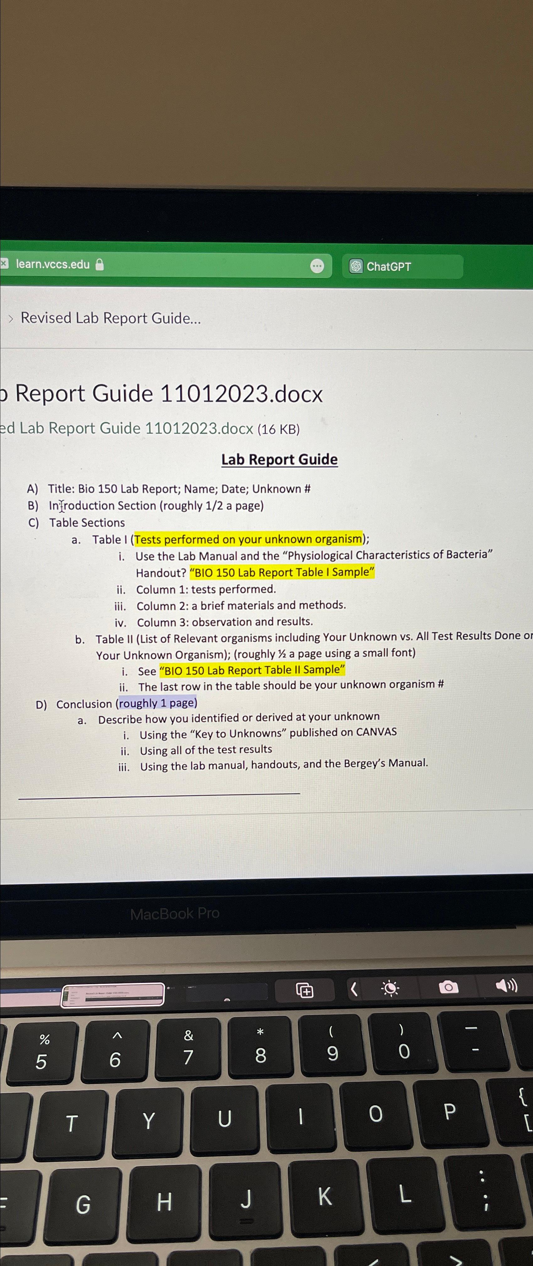 Solved learn.vccs.eduChatGPTRevised Lab Report | Chegg.com